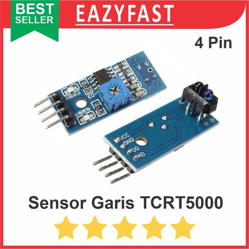 Jual Module Sensor Garis Infrared IR Line Follower Tracker TCRT5000 ...