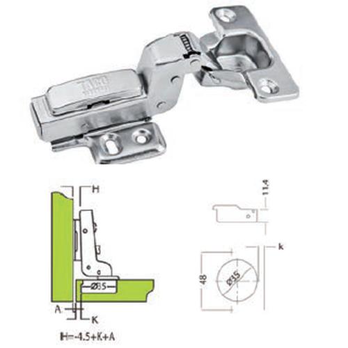 Jual Engsel TACO Slow Motion ET01C Engsel Lurus Engsel Sendok Full ...