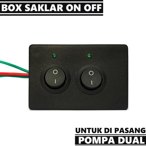 Jual Box Saklar On Off untuk Pompa Dual - dilengkapi 2 Saklar dan 2 LED ...