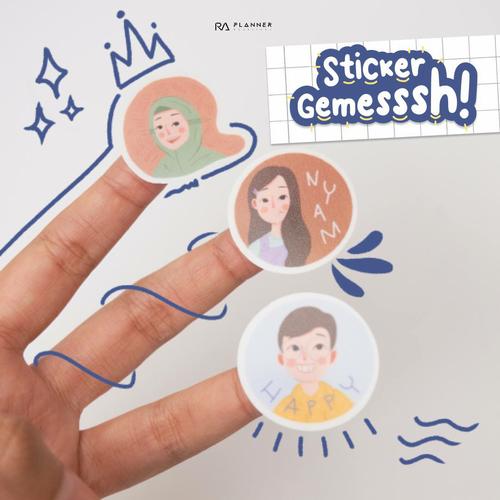 Jual Sticker Aesthetic / Deco Sticker / Sticker Journal Lucu - Kab ...