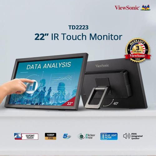Promo Monitor LED ViewSonic TOUCHSCREEN TD2223 IR TOUCH - TD2223 Cicil ...