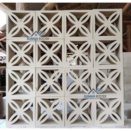Jual ROSTER BETON PUTIH Kawung/Roster Minimalis/Loster Beton/Lubang ...