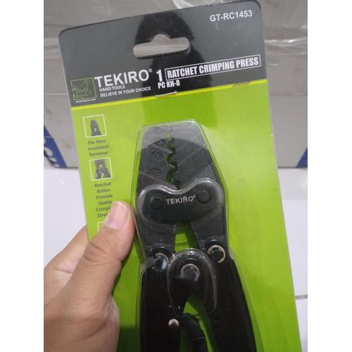 Jual tang skun tekiro KH8 /tang skun tekiro/ rachet crimping press KH ...