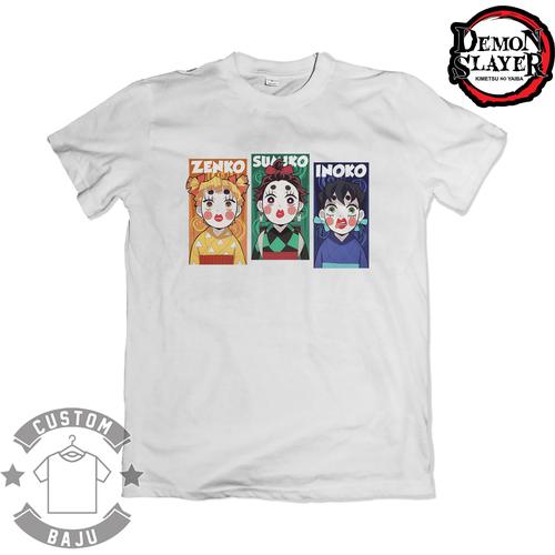 Jual Kaos Zenko Sumiko Inoko Anime Demon Slayer Kimetsu no Yaiba 8911 ...