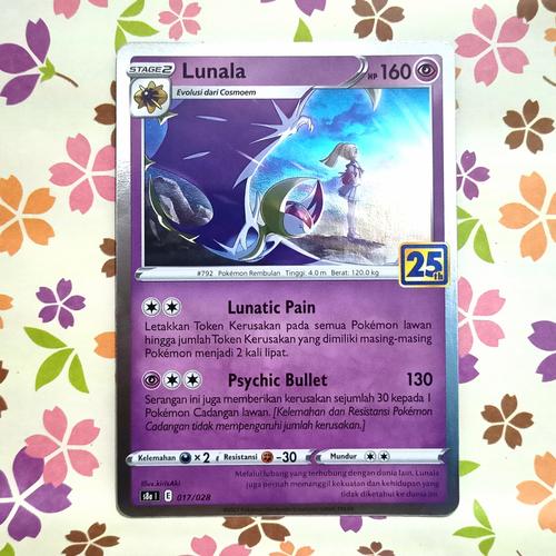 Jual lunala foil s8a | 017/028 25th anniversary pokemon tcg indonesia - Kota Bandung ...