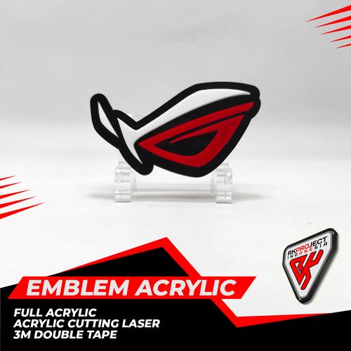 Jual Emblem Timbul ASUS ROG Sticker Akrilik Acrylic Full Solid - Kab ...