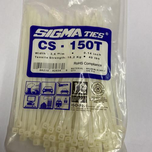 Jual Kabel Ties Sigma 15cm putih (1 pack isi 100) - Jakarta Pusat ...