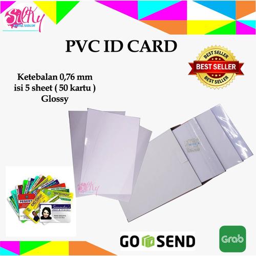 Jual Bahan PVC ID Card isi 5 set (50 id Card) - Jakarta Barat - Silky ...