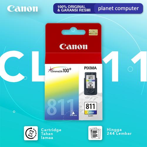 Jual Tinta Cartridge Canon CL -811 Color Original Resmi - Kota Bandung ...
