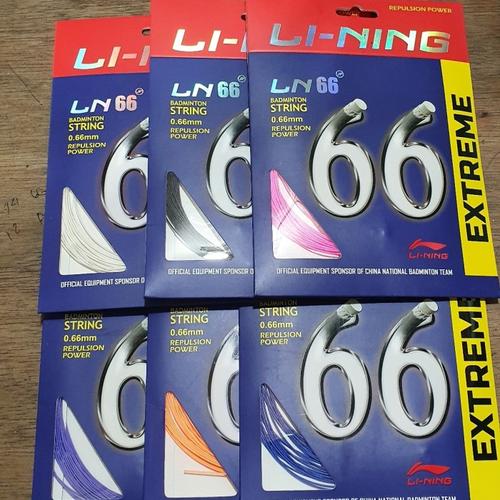 Jual Senar Badminton Lining 66 Extreme Senar Bulutangkis Lining 66 ...