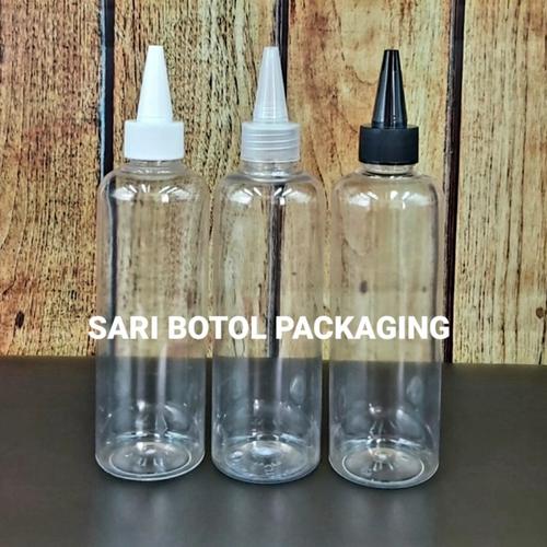 Jual BOTOL KERUCUT 250 ML NATURAL / BOTOL TINTA 250 ML NATURAL - Putih ...
