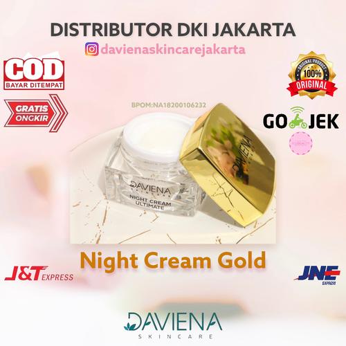Jual DAVIENA Skincare NIGHT CREAM GOLD GLOWING SERIES - Jakarta Selatan ...