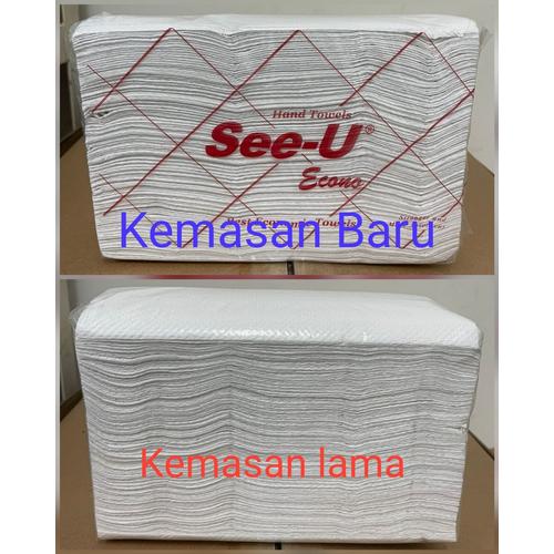 Jual SeeU Tissue Hand Towel Tangan / Tissu Kasar Per Pack / Tisu SeeU ...