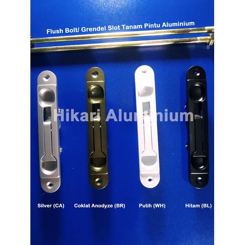 Jual Flush Bolt/Grendel Tanam Pintu Aluminium Dekkson - Silver - Kota ...