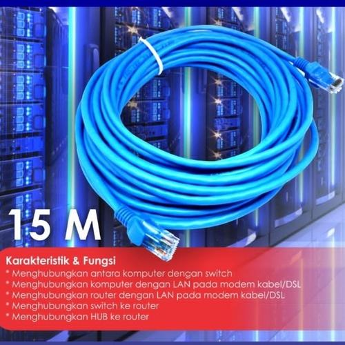 Jual Kabel data Lan Utp Cat 5E 15 meter - Jakarta Barat - Jaya utm ...
