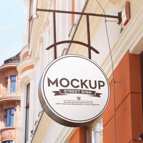 Jual neon box sign custom text order logo round hang gantung - Kota ...