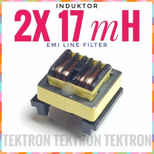 Jual Induktor 2x 17mH Trafo AC Line Filter Noise Ferit up to 15mH ...