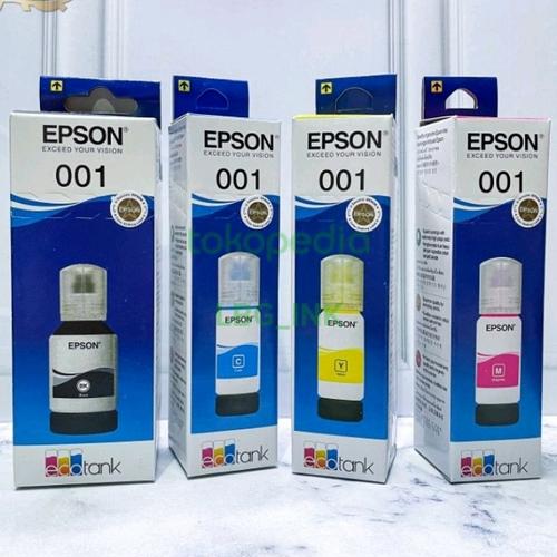 Jual Satu Paket Tinta Printer Epson 001 Original - 1 SET - Jakarta ...