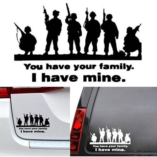Jual Stiker Kaca Body Mobil Unik Lucu Cutting Sticker Army Soldiers ...