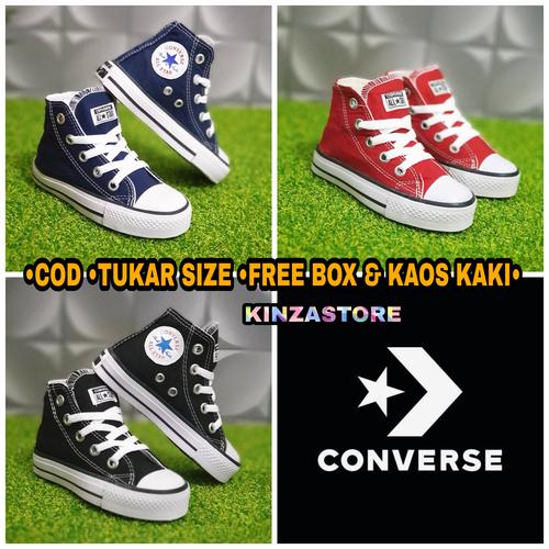 Jual Sepatu converse anak laki laki all star sepatu anak laki perempuan ...