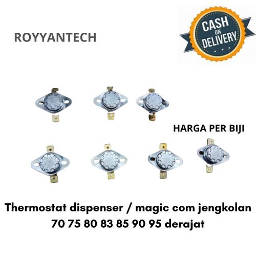 Jual Termostat dispenser atau magic com 70 75 80 83 85 90 95 derajat - 90 derajat - Kota ...