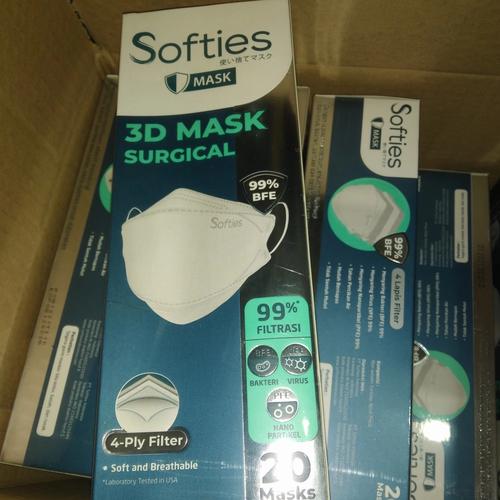 Jual Masker Softies 3D Surgical Mask KF94 Masker Medis Limited Edition ...