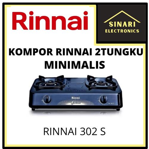 Jual RINNAI Kompor Gas 2 Tungku (MINIMALIS) RI-302 S - Jakarta Timur ...