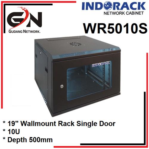 Jual Indorack WR5010S WR-5010S Wallmount Rack 19" 10U Depth 500mm Single - Jakarta Pusat ...