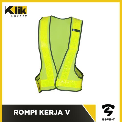 Jual ROMPI KERJA MODEL V HIJAU - ORANGE MERK SAFE-T - Hijau, XXL ...