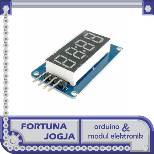 Jual 4 Bits Digital Tube LED Display Module With Clock Display TM1637 ...