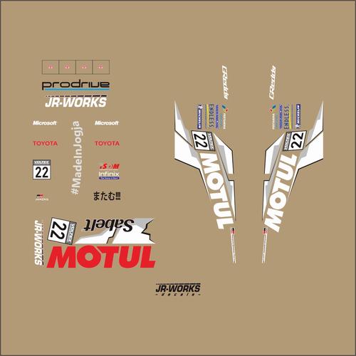 Jual Decal Welly Toyota Kijang Innova Motul Saber White Toner - Kab ...