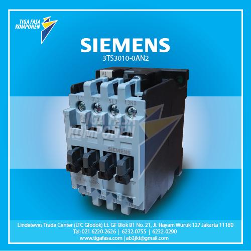 Jual 3TS3010-0AN2 siemens Contactor 4KW 9A 1NO 220VAC - Jakarta Barat ...