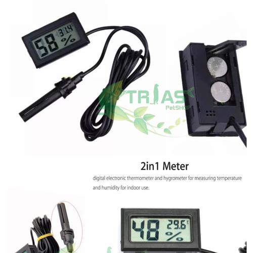 Jual THERMOMETER HIGROMETER MINI DIGITAL/ALAT UKUR SUHU DAN KELEMBABAN ...