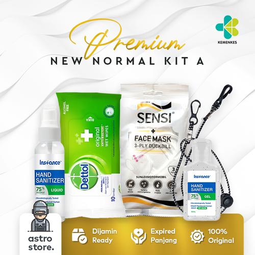 Jual Paket New Normal Kit PREMIUM A - Hygiene kit Hampers new normal - Premium A - Jakarta ...