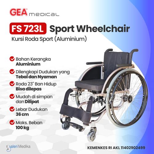 Jual Kursi Roda Sport GEA FS 723 L Velg Jari - Kerangka Gold - Kab ...