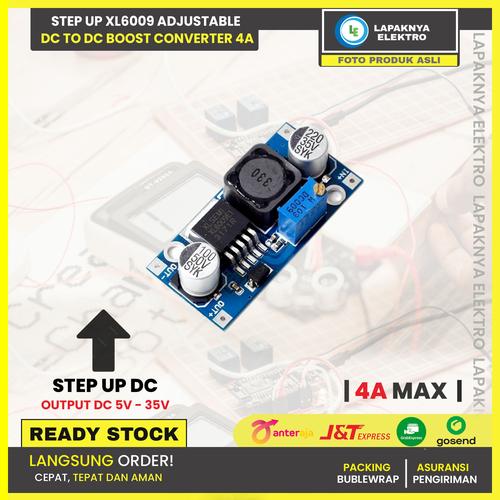 Jual STEP UP XL6009 ADJUSTABLE DC TO DC Boost Converter 4A Booster ...