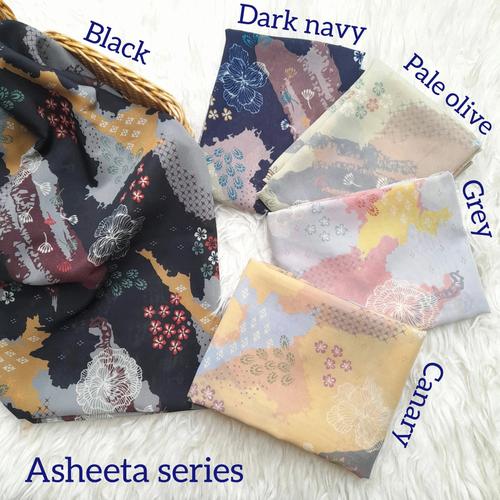 Jual ASHEETA SERIES / Hijab Jilbab Kerudung Segiempat Motif Cantik ...