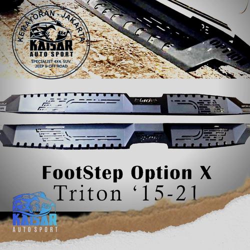 Jual Footstep Hilux Triton Model X Option Produk Import - Jakarta Pusat ...