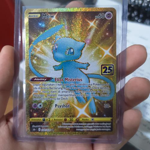 Jual Pokemon TCG Indonesia 25th Anniversary S8A Mew Gold - Jakarta ...