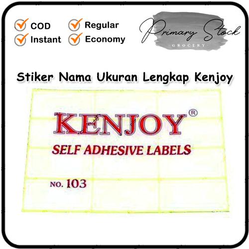 Jual Label Undangan 103 112 113 123 Kenjoy Stiker Label Kertas Lebel ...
