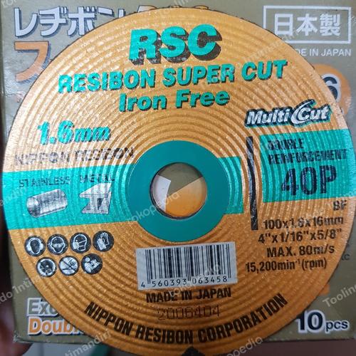 Jual Batu Potong Nippon Resibon RSC Cutting 4inch 1.6mm - Jakarta Barat ...