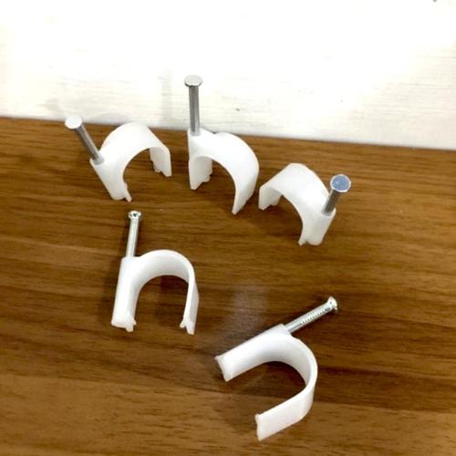 Jual Klem pipa pvc 1/2 klem pipa plastik no22 klem wayar klem kabel ...