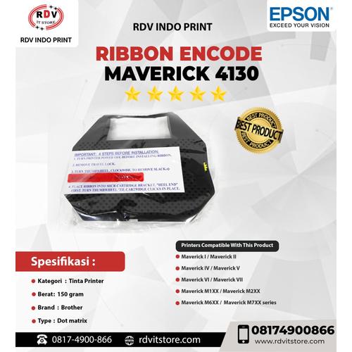 Jual Pita Printer Encode Maverick Compotible 4130 Ribbon - Kab ...