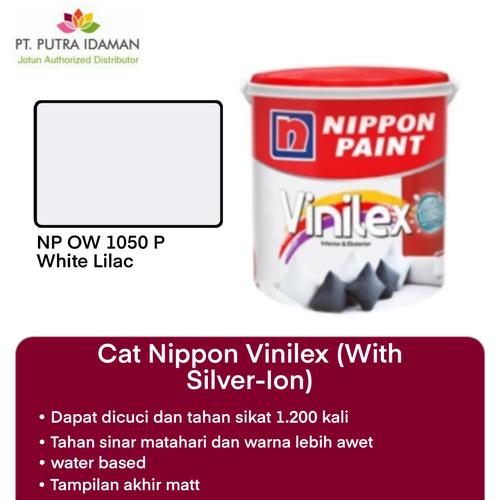 Jual CAT INTERIOR NIPPON PAINT VINILEX 5KG - WHITE LILAC OW 1050P ...