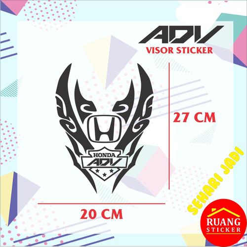 Jual STIKER DECAL HOLOGRAM VISOR HONDA ADV STICKER VARIASI 1 - Kota ...