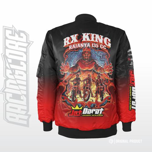 Jual JAKET BOMBER YAMAHA RX KING JET DARAT JAKET TOURING WATERPROOF ...