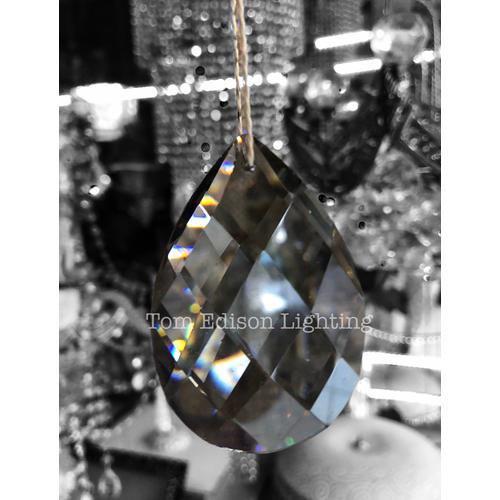 Jual W18. Kristal Oval Pipih Mosaic Besar 6,5cm Aksesoris Lampu ...