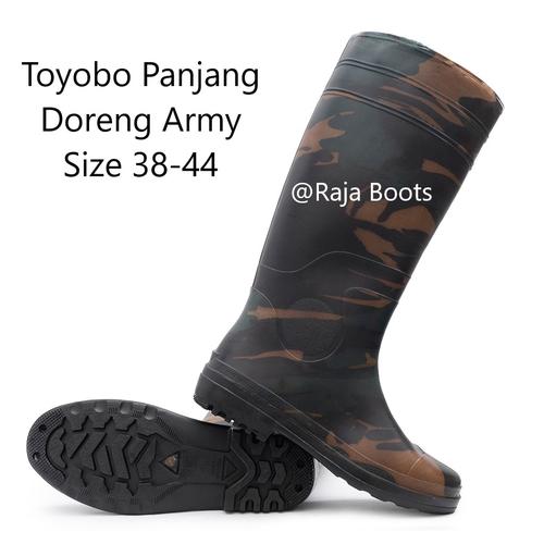 Jual Sepatu Boot Panjang Termurah Toyobo Doreng Army - 38 - Kota ...