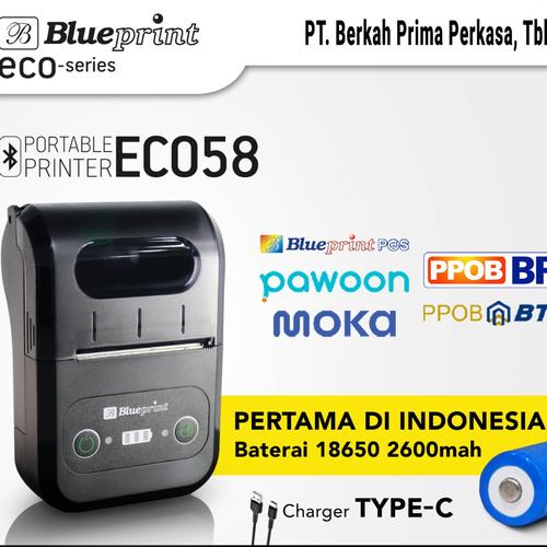 Jual Printer Bluetooth Thermal Blueprint Lite Eco 58 Portable BPLite ...