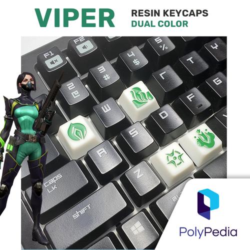 Jual Valorant Viper Resin Keycaps Dual Color - Kab. Tangerang ...